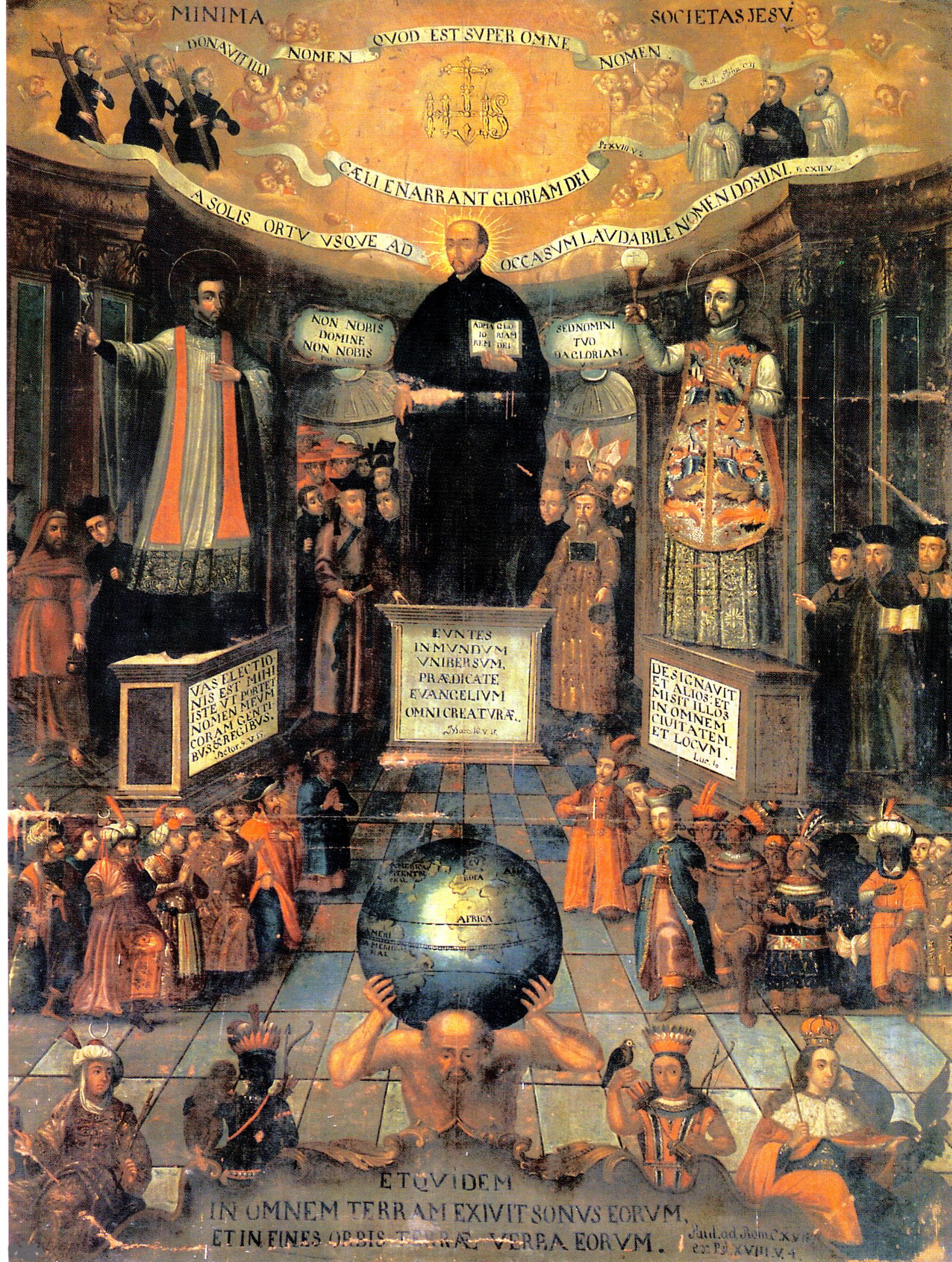 Image - Jesuit Missionaries, from the Church of San Pedro in Lima, Peru ...